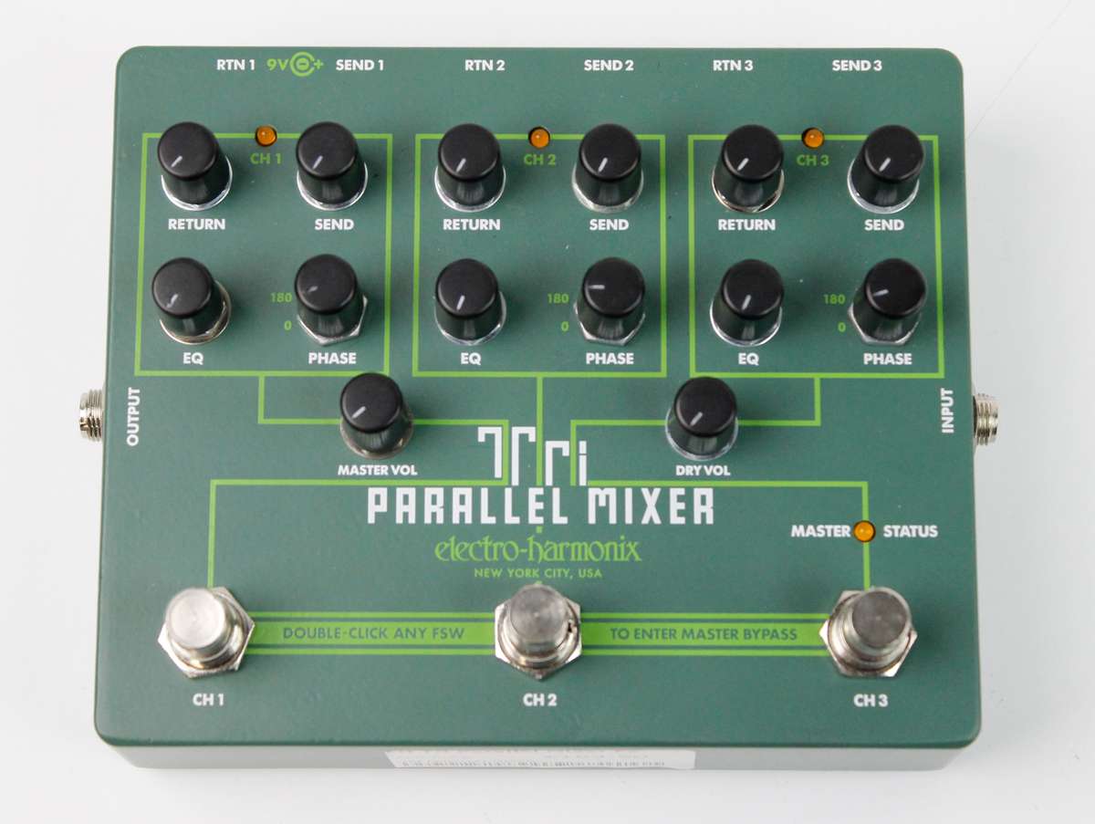 EH Tri Parallel Mixer Fx Loop Mixer and Switcher - Blues Angel Music