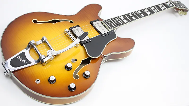 Eastman T486B Semi-Hollowbody Electric w/ Bigsby - Blues Angel Music